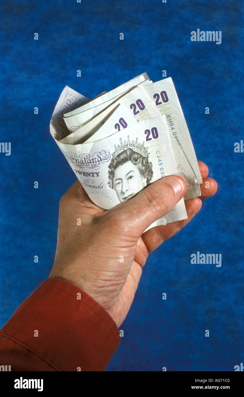 Hand Holding British Banknotes High Resolution Stock Photography and ...