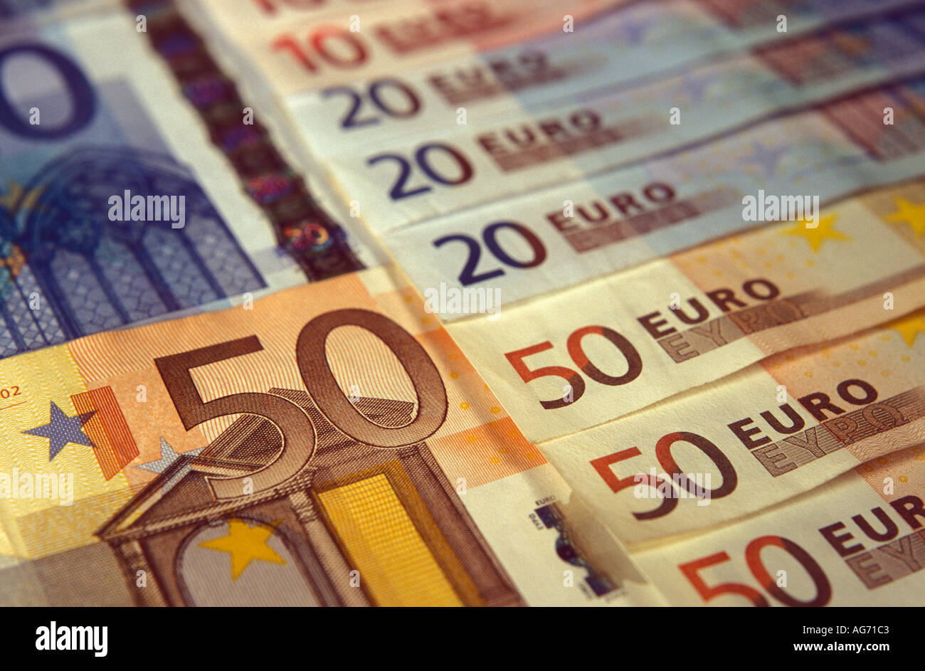 Money exchange euro banknotes hi-res stock photography and images - Alamy