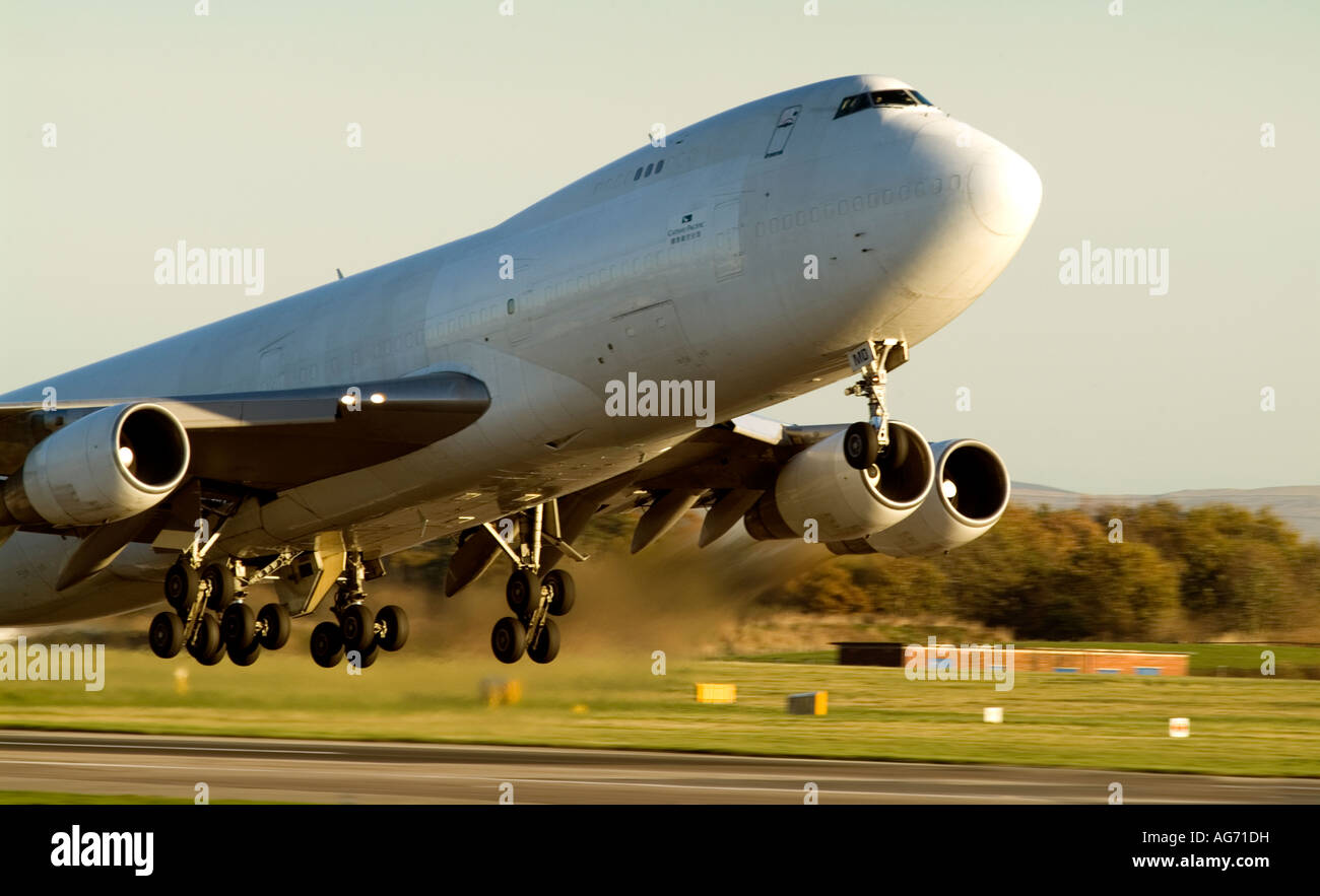 Boeing 747 unbranded Stock Photo - Alamy