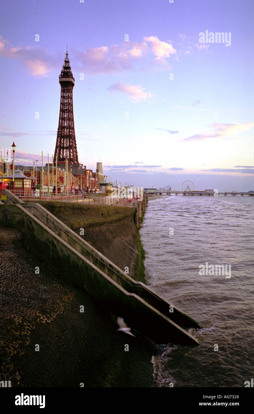 View of Blackpool Tower in Lancashire England Stock Photo - Alamy