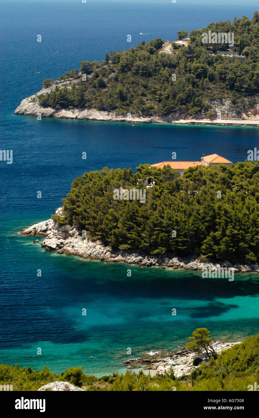 bay of Trstenik Stock Photo - Alamy
