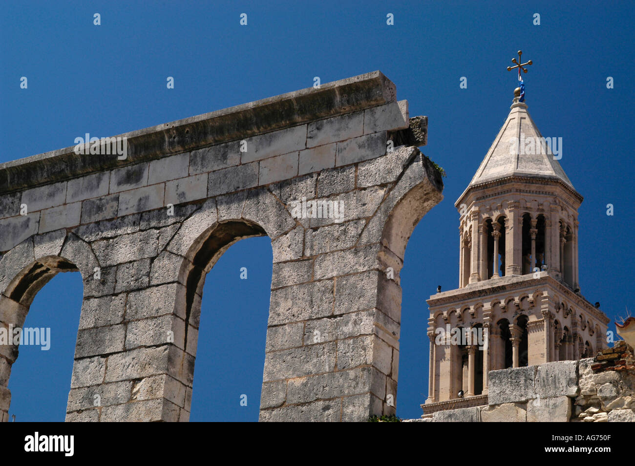 UNESCO World Heritage, Split, Palace of Diocletian Stock Photo - Alamy