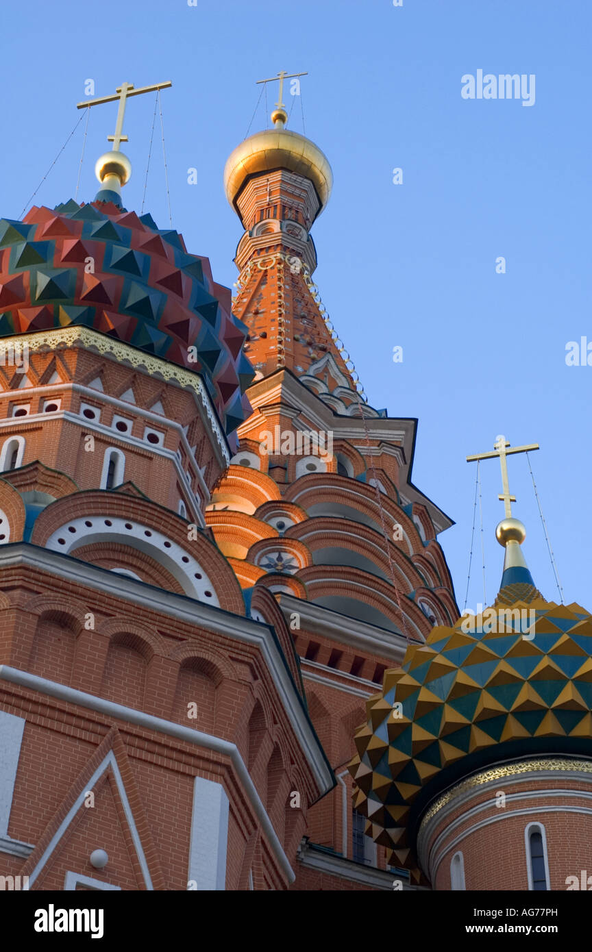 Russia Moscow Red square Cathedral St Basil Stock Photo - Alamy