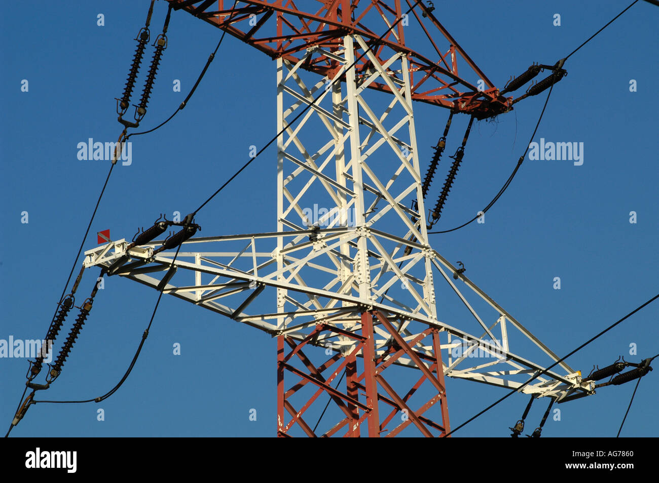 High tension pole hi-res stock photography and images - Alamy