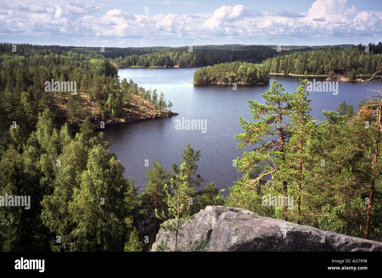 lake Repovesi in nationalpark Lapinsalmi Stock Photo - Alamy