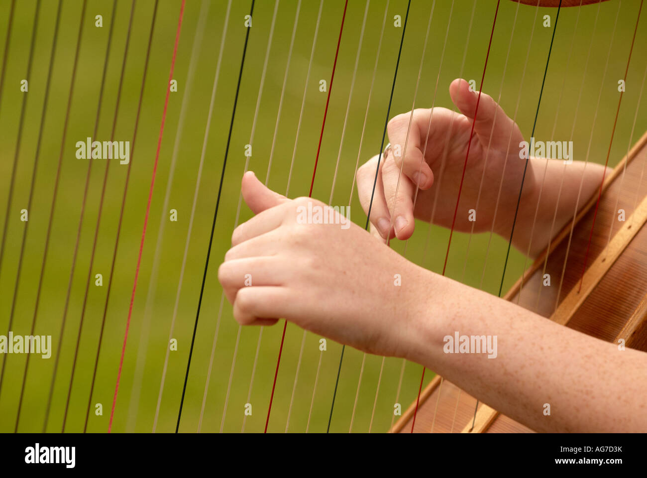 Harp hands hi-res stock photography and images - Alamy