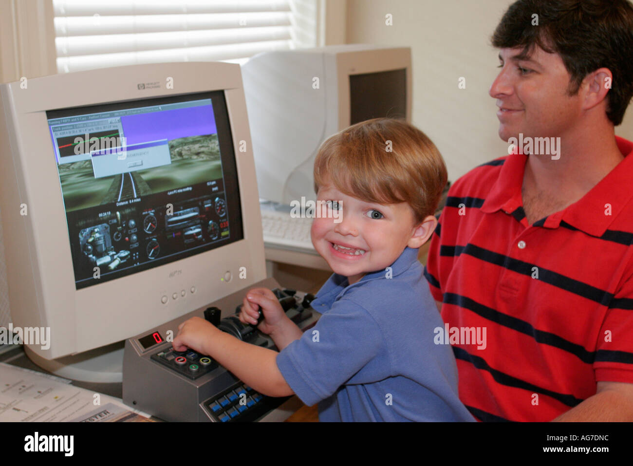 Simulated train engine control hi-res stock photography and images - Alamy