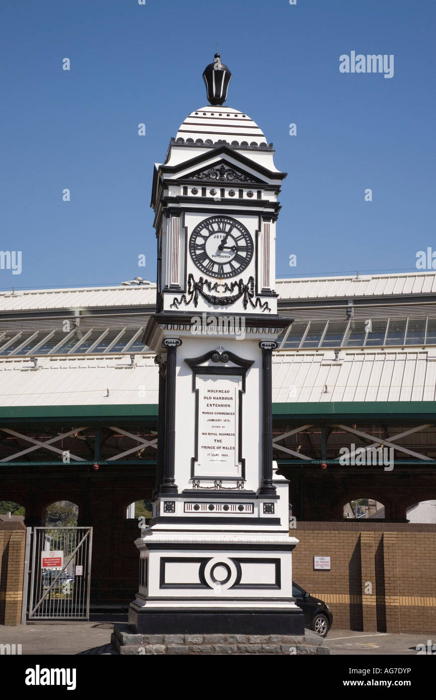 Ornate 19th century commemorative "Harbour Clock" built to commemorate ...
