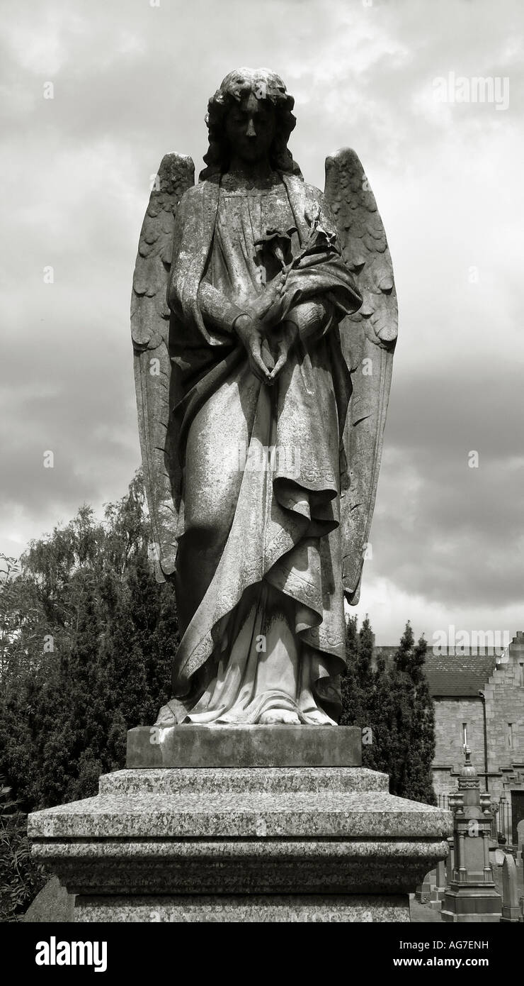 Statue of angel, Sterling Castle, Scotland Stock Photo - Alamy