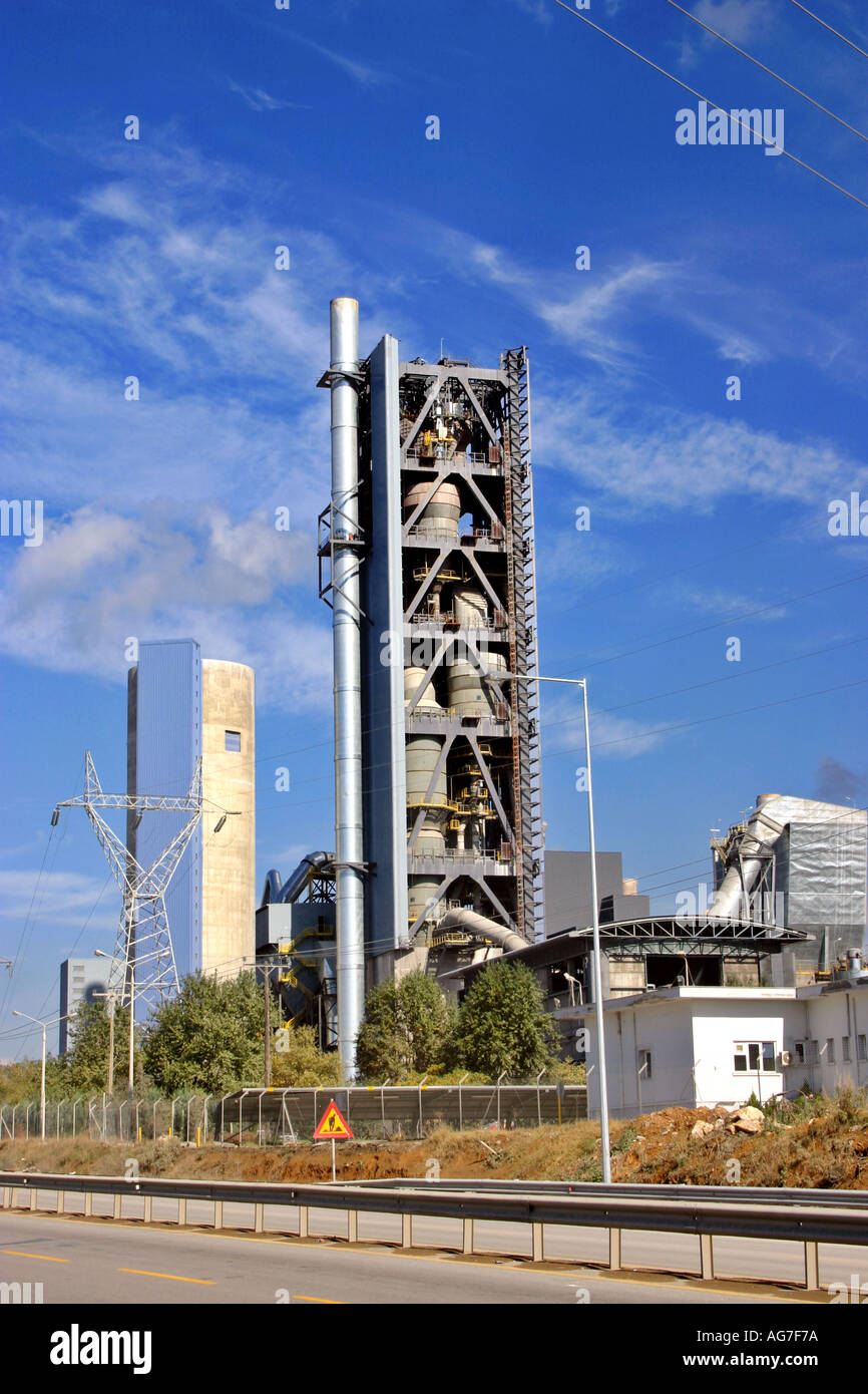 Titan cement factory industrial installation Facilities Thessaloniki ...