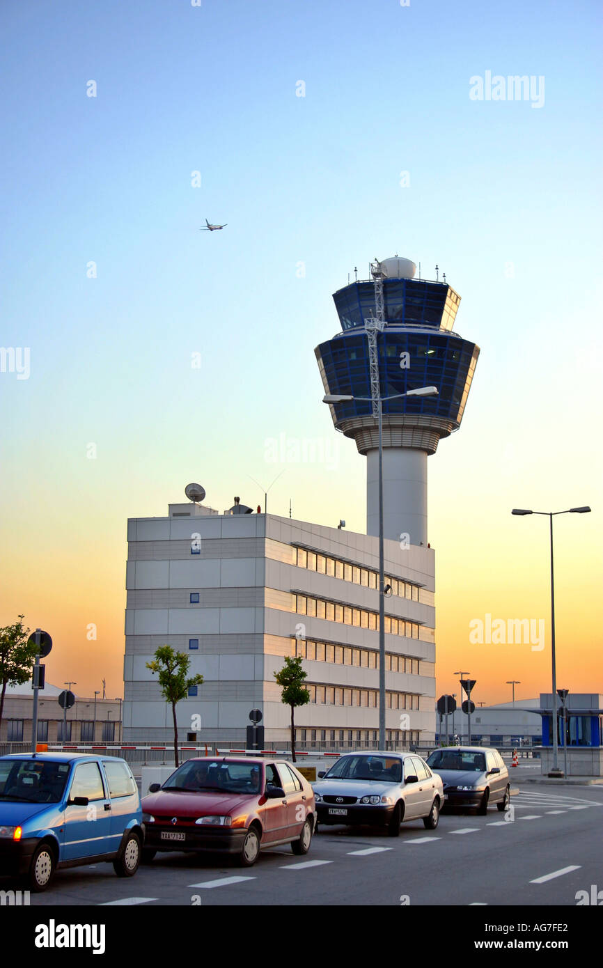 Eleftherios Venizelos Public Airport exterior view Air Traffic Control ... Eleftherios Venizelos Public Airport exterior view Air Traffic Control ...