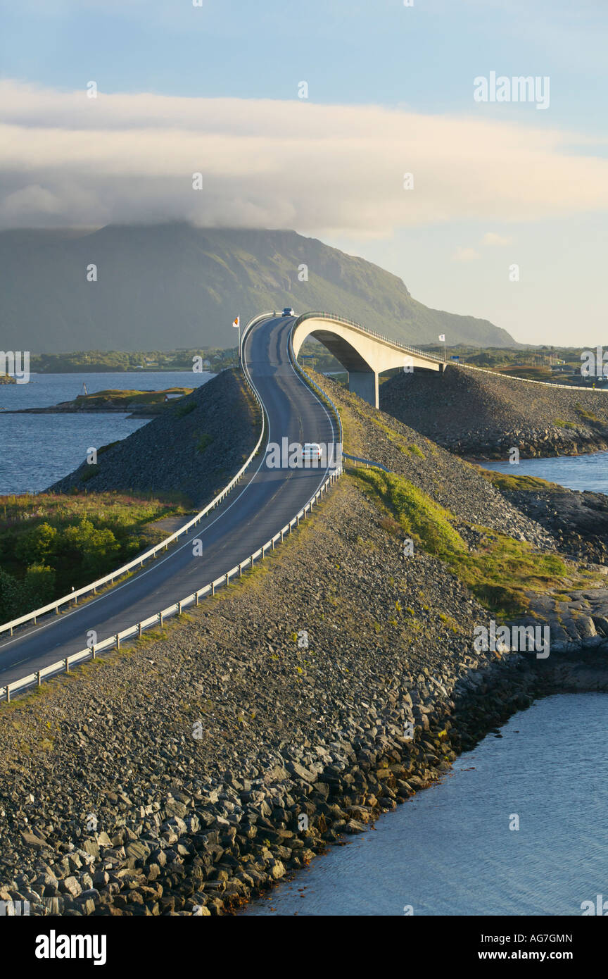 The Atlantic Road More og Romsdal Norway The Storseisundbrua bridge ...