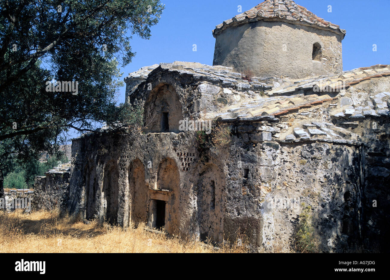 greece cyclades naxos island agia apostoli one of the many byzantine ...