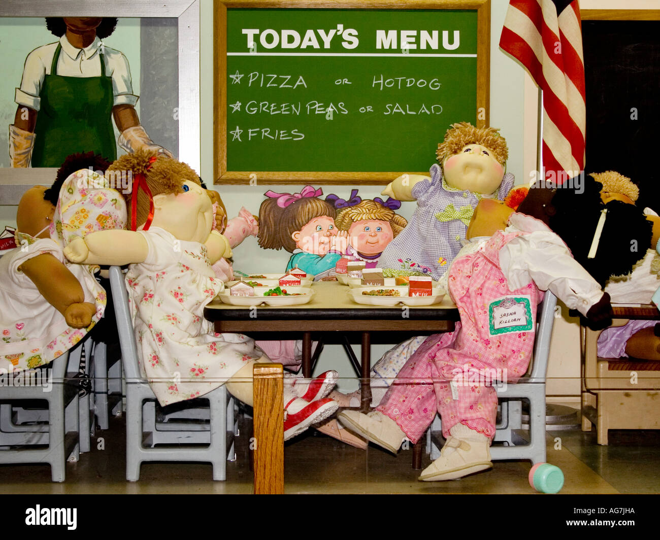 Cabage Patch Dolls display at the Babyland General Hospital in ...