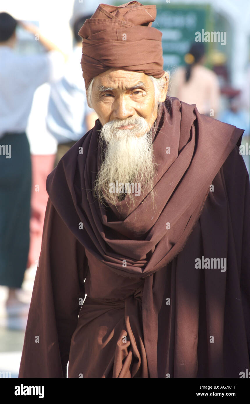 A hermit monk in Myanmar Burma Stock Photo - Alamy