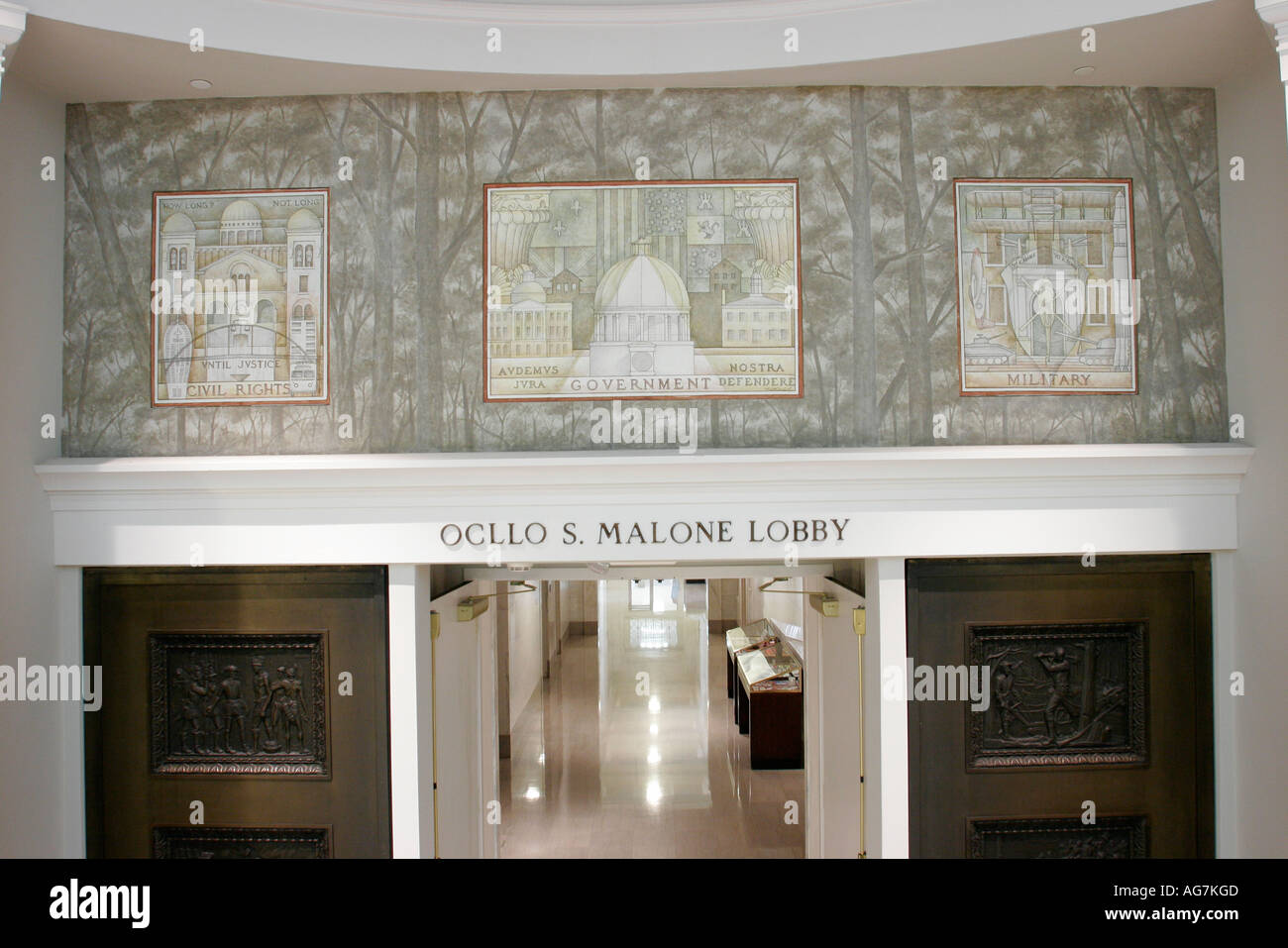 Montgomery Alabama,State Department of Archives and History,wall mural ...