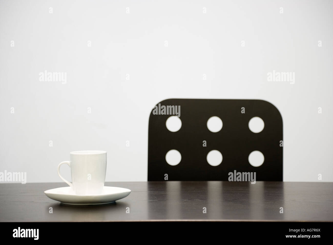 Cup on a table Stock Photo - Alamy