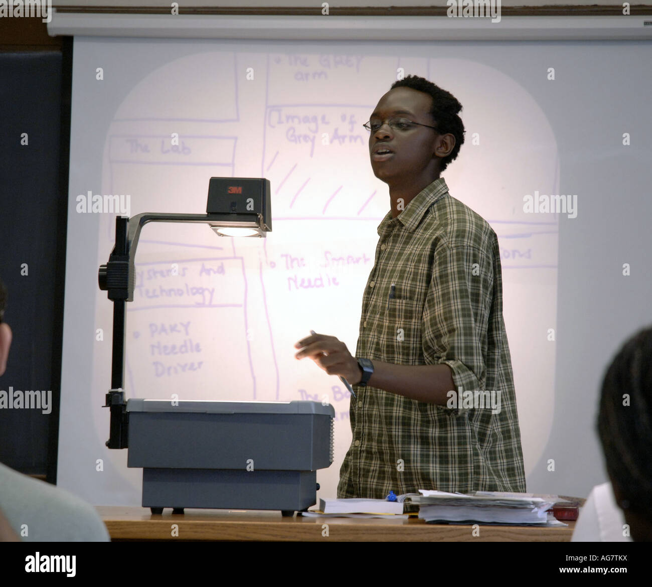 Overhead Projector In Classroom
