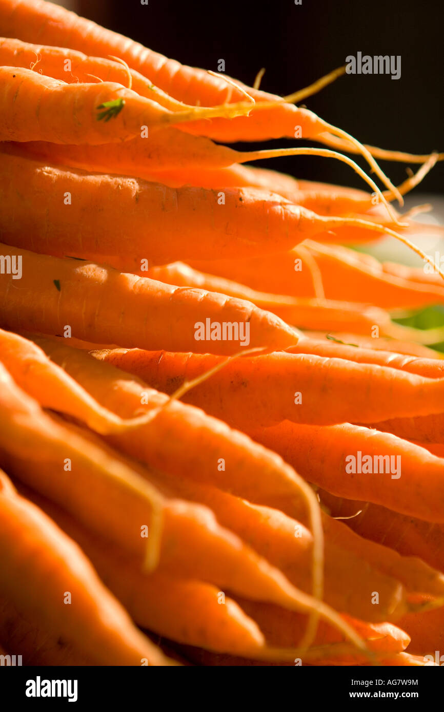 Carrots on display Stock Photo - Alamy