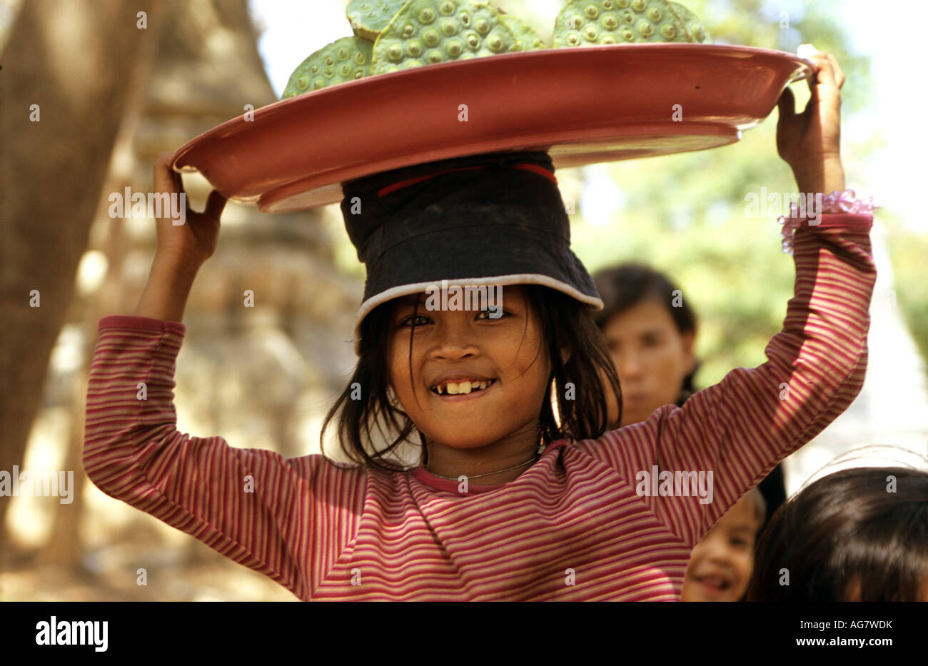 The Cambodian smile Stock Photo - Alamy