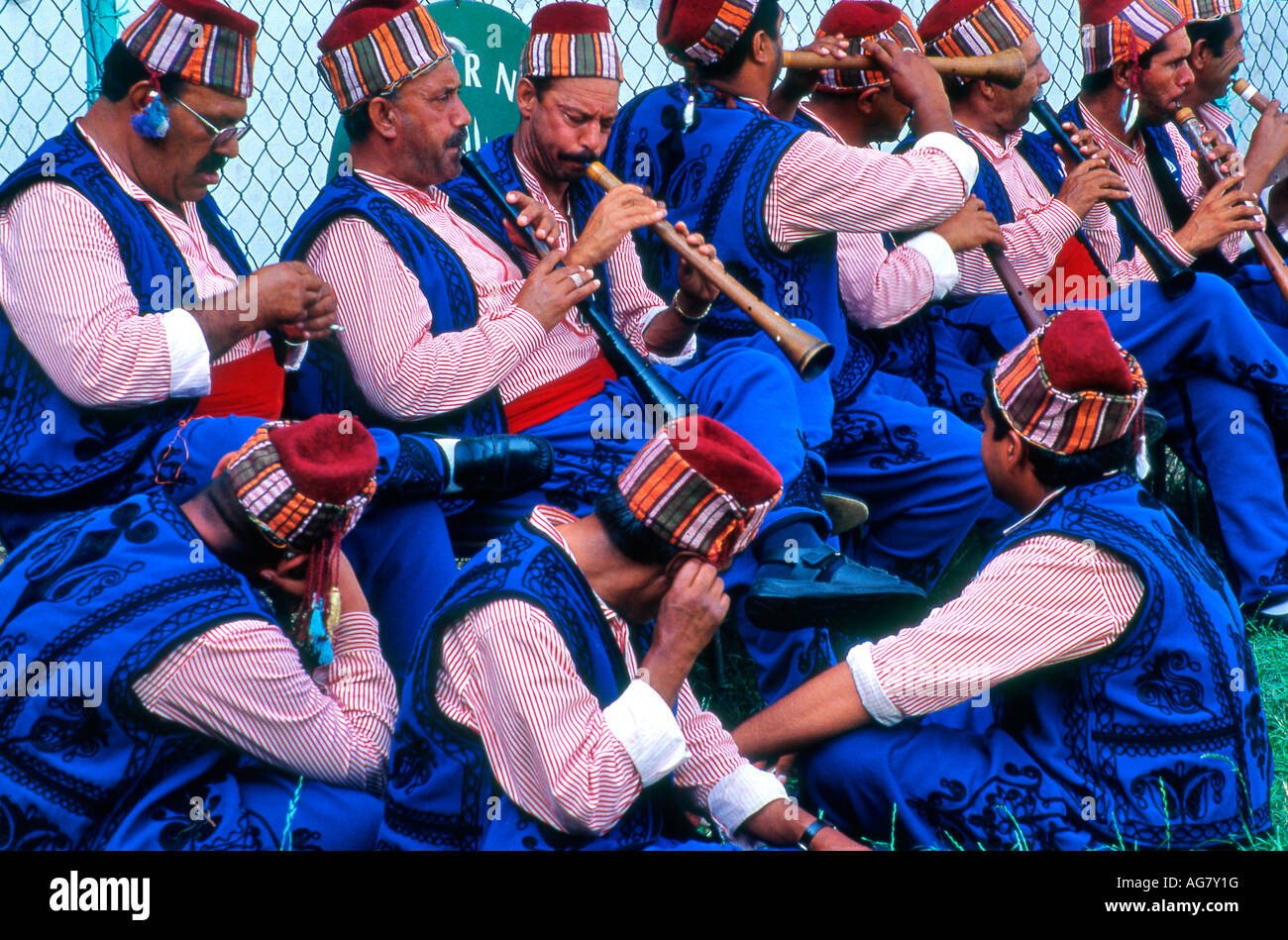 Musicians of Oil wrestling Festival in Kirkpinar Edirne Turkey Stock ...