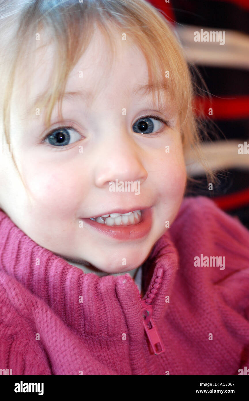 Cheeky Little girl Stock Photo - Alamy
