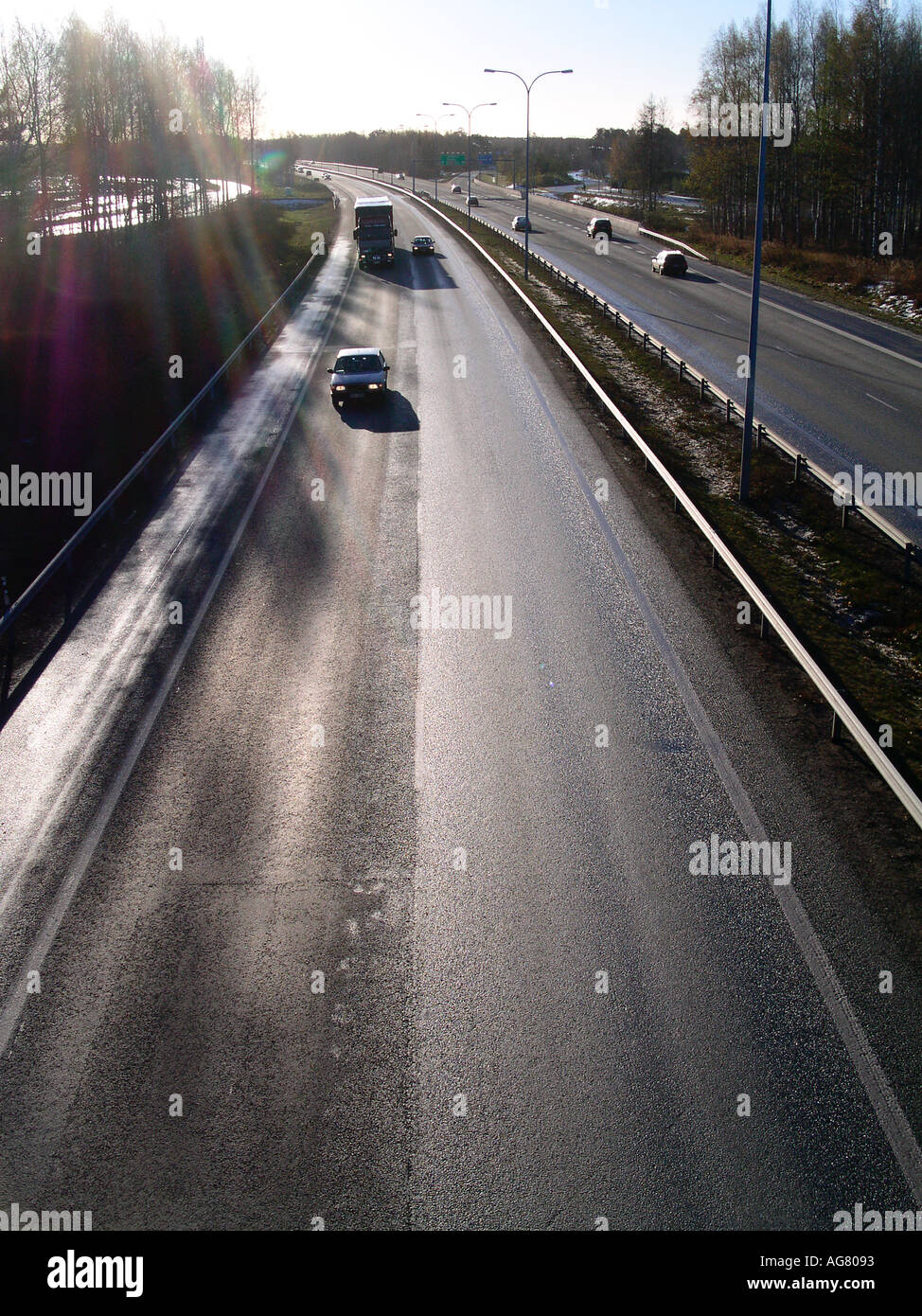Divided Highway High Resolution Stock Photography and Images - Alamy