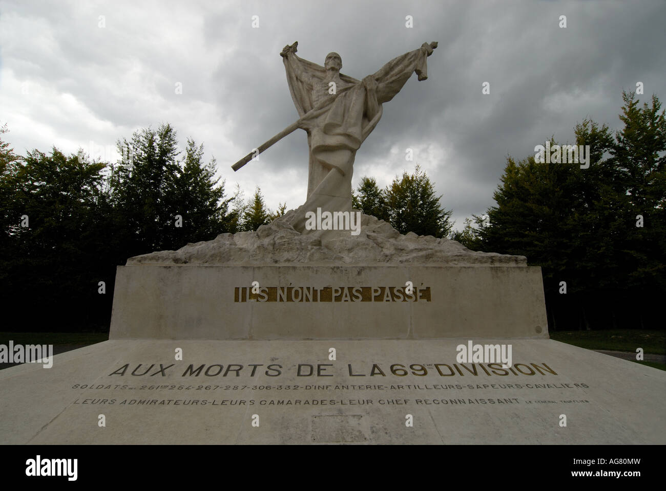 French First World War memorial near Verdun Stock Photo - Alamy