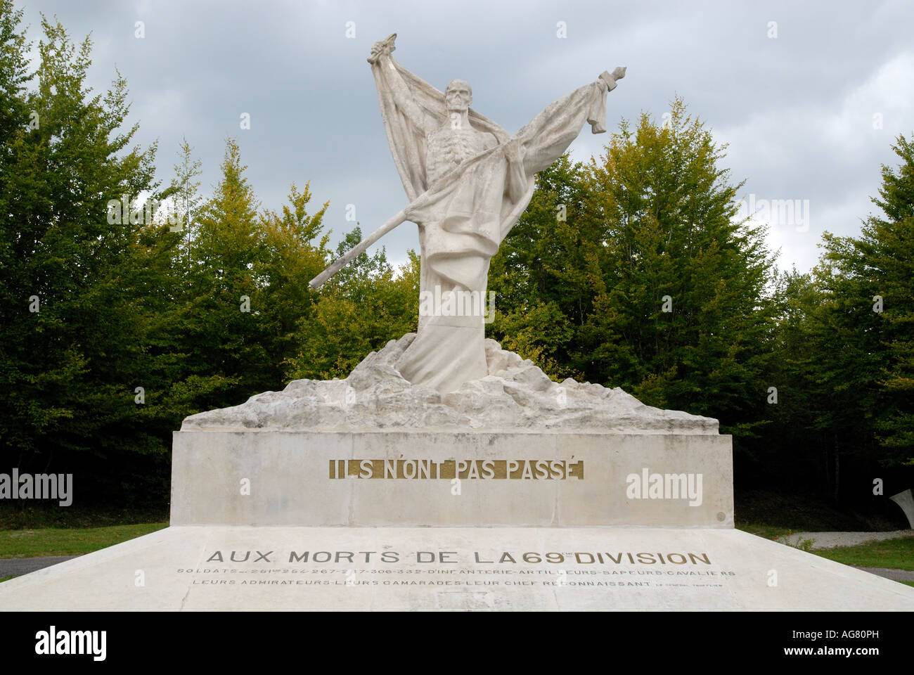 French First World War memorial near Verdun Stock Photo - Alamy