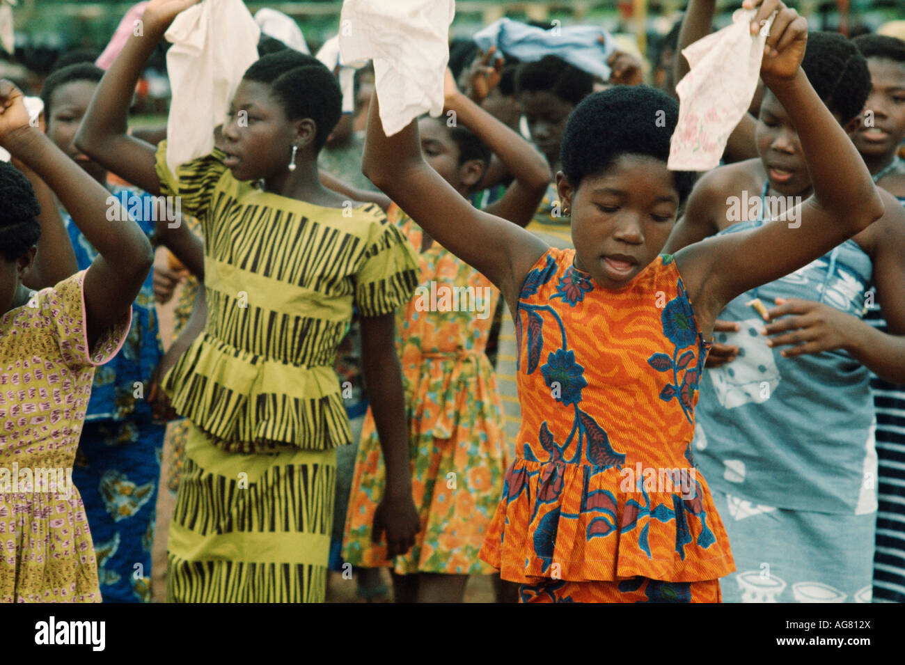 Ghana girl dancing hi-res stock photography and images - Alamy