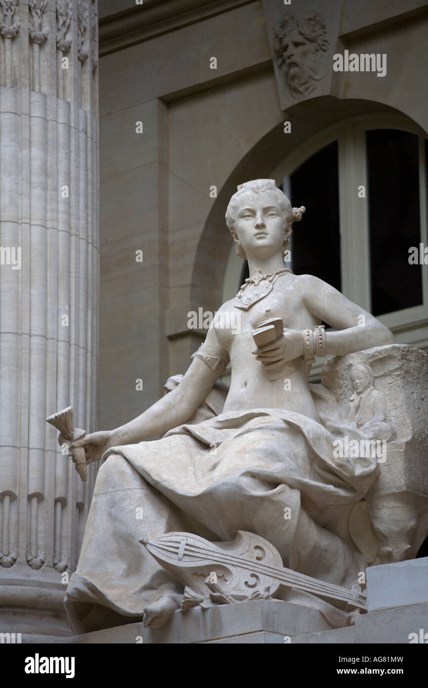 Statue at Grand Palais Paris France Stock Photo - Alamy