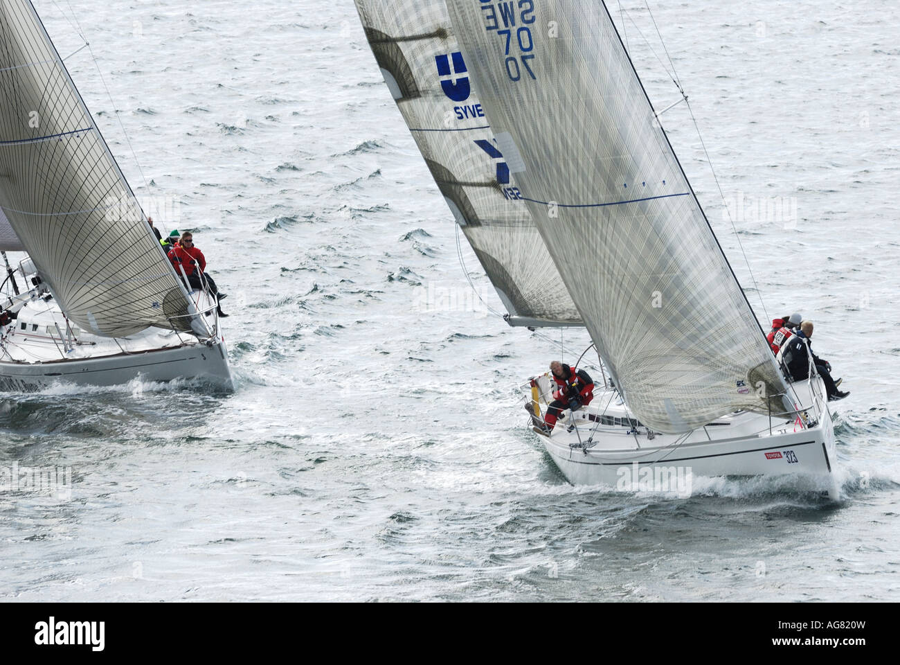 Sailing competition around the island of Tjörn Stock Photo - Alamy