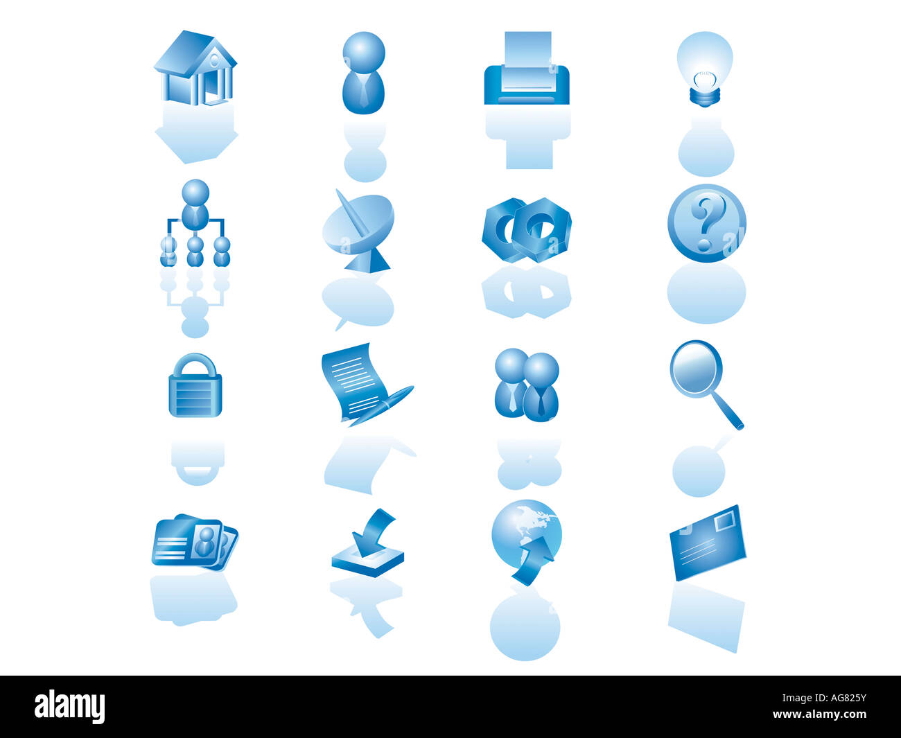 web icon set Stock Photo - Alamy