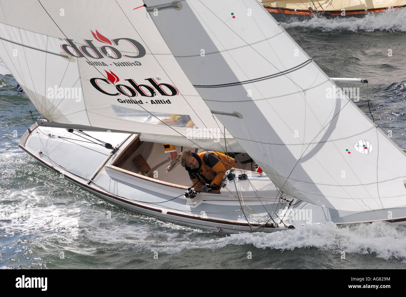 Sailing competition around the Island of Tjörn Stock Photo - Alamy