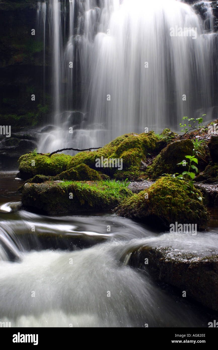 Scaleber Force is a waterfall in Yorkshire Dales Stock Photo - Alamy