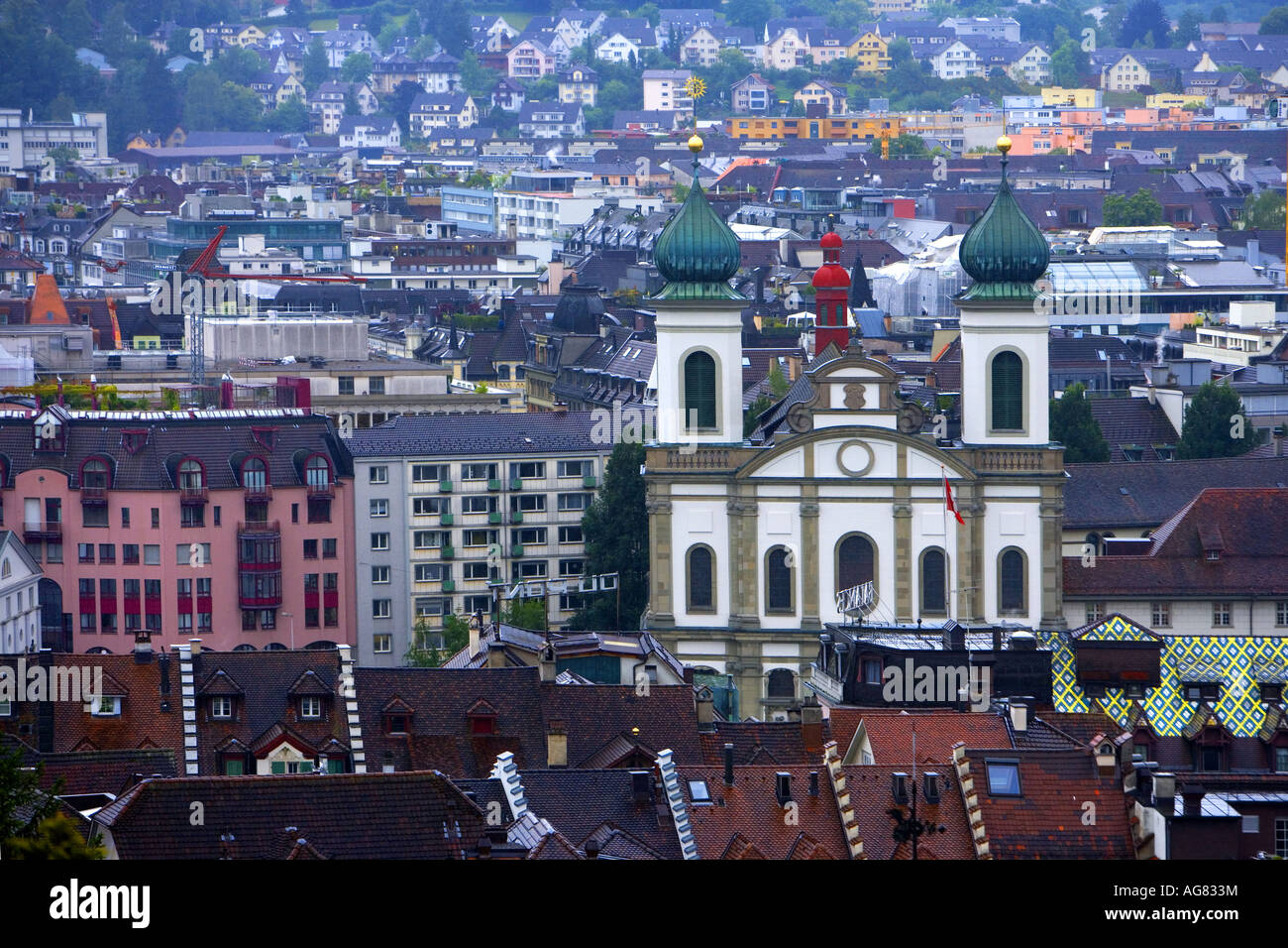 The Jesuit Church, Lucerne, Switzerland Stock Photo - Alamy