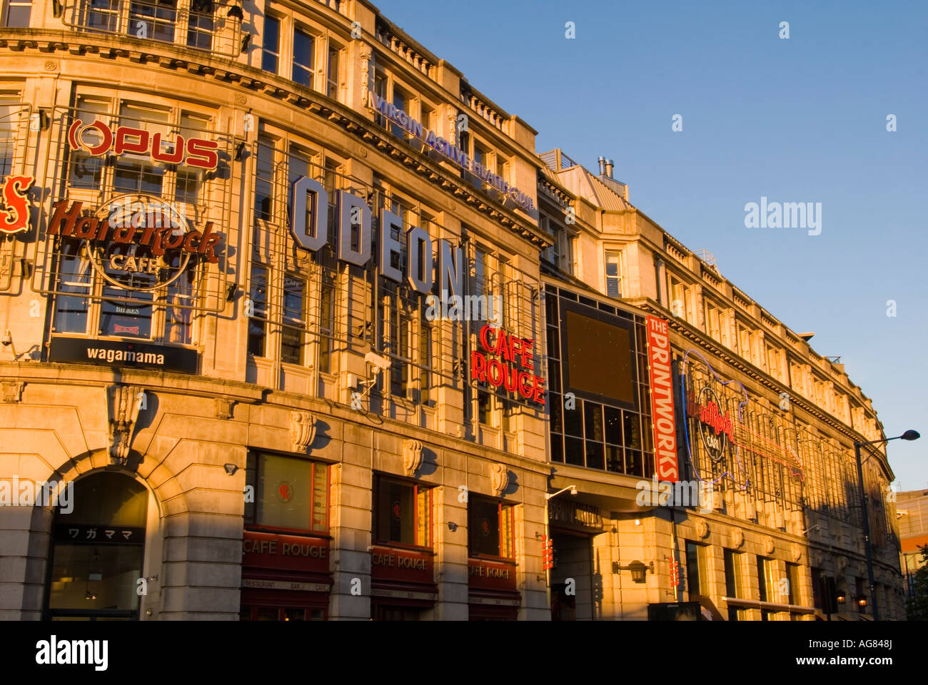 Withy grove Manchester England UK Stock Photo - Alamy