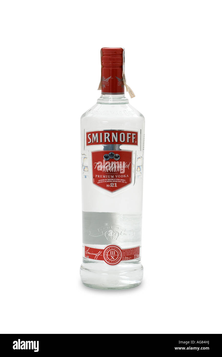 Smirnoff bottle hi-res stock photography and images - Alamy
