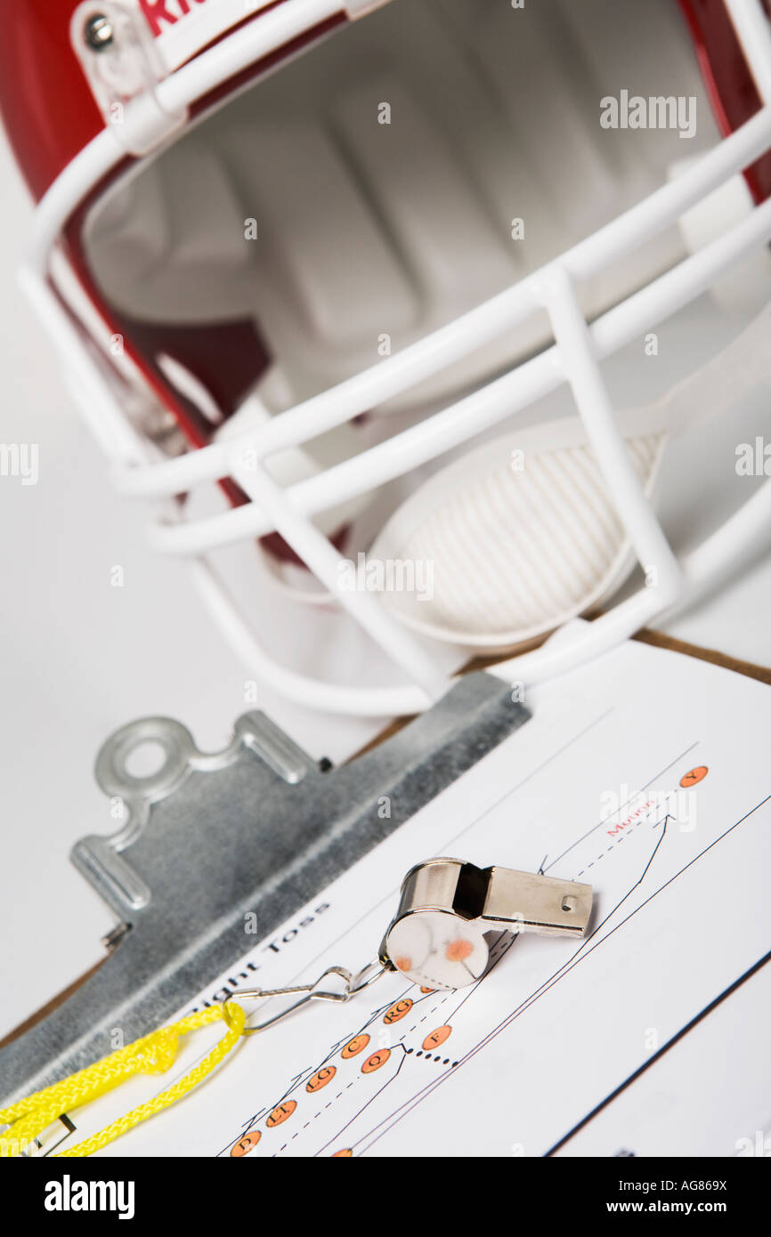 Football coaching strategy Stock Photo - Alamy