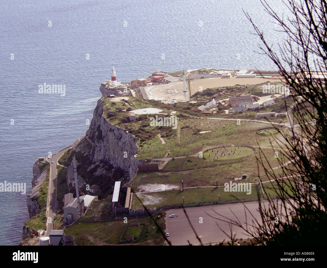 Europa Point Lighthouse, Gibraltar, Europe Stock Photo - Alamy