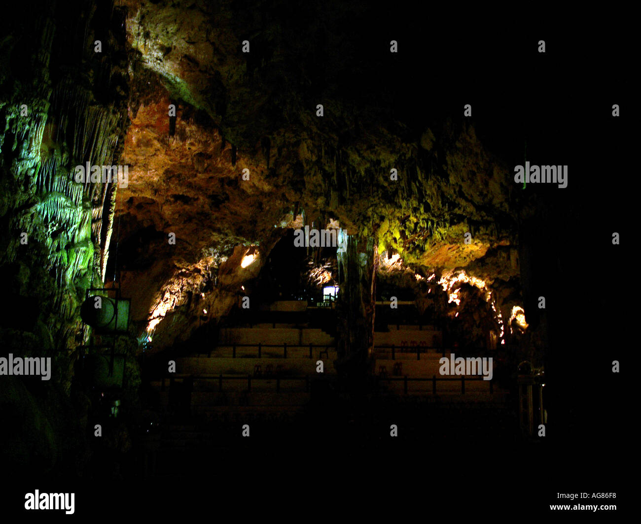 limestone cave interior Stock Photo - Alamy
