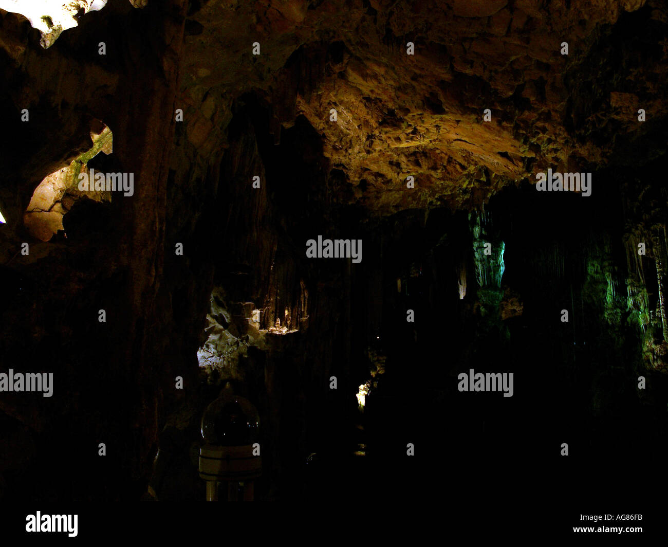 limestone cave interior Stock Photo - Alamy