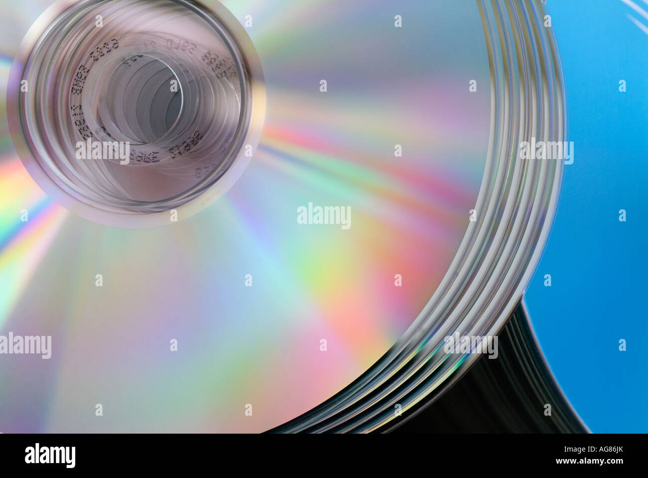 Stack of CD's Stock Photo - Alamy