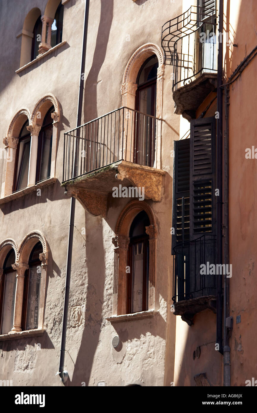 Typical house in Verona Italy Stock Photo - Alamy