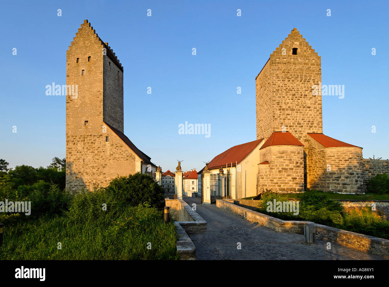 Hirschberg part of the town Beilngries in the Altmuehl valley Upper ...