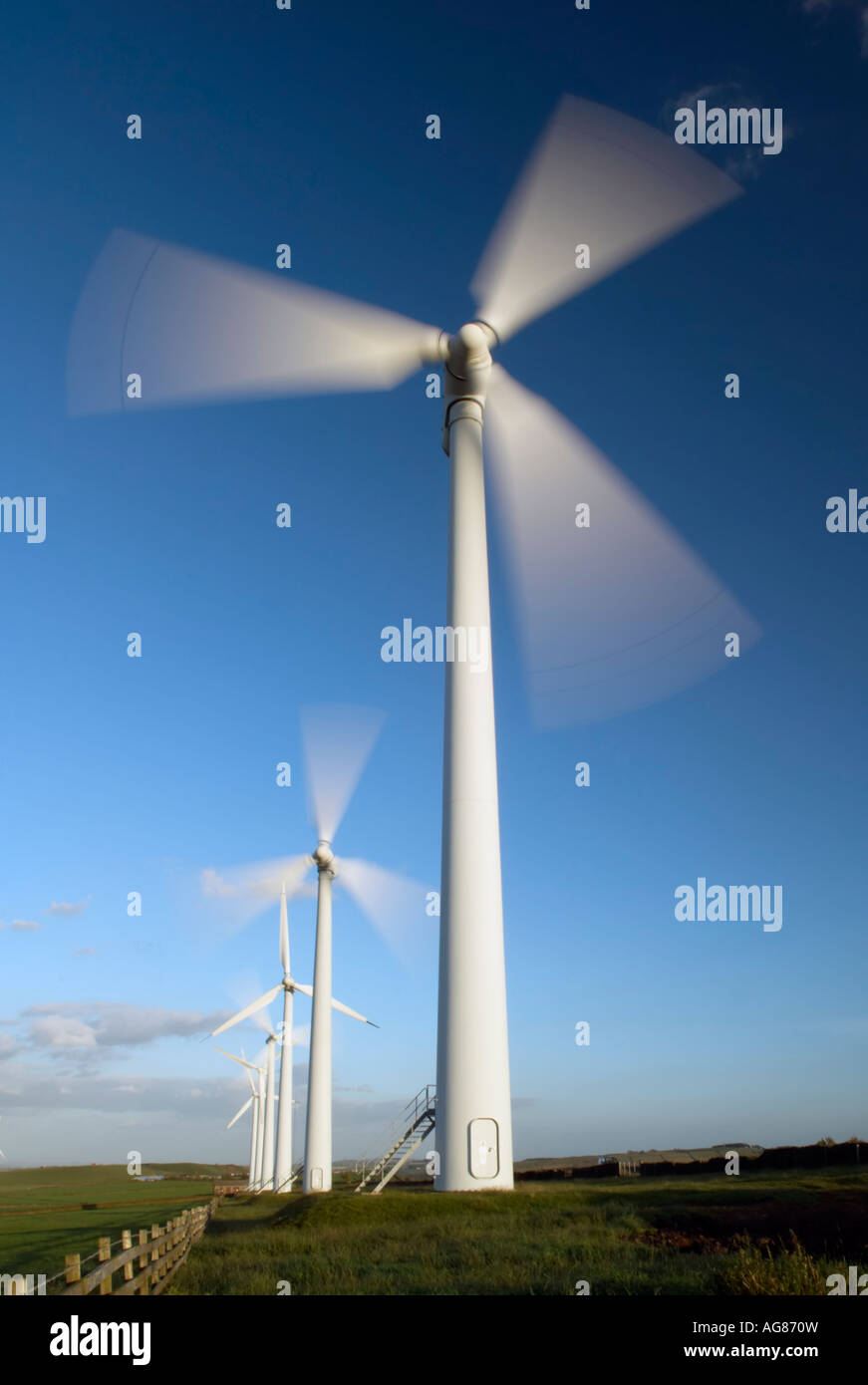 "Royd moor" wind farm at Penistone in Yorkshire England "Great Britain ...