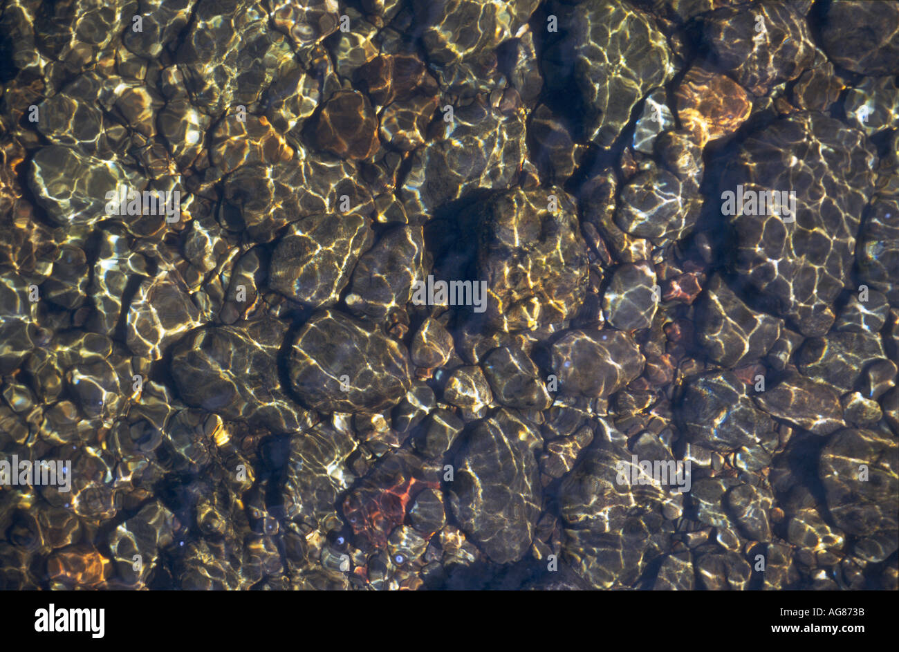 Water ripples in a rock pool Stock Photo - Alamy