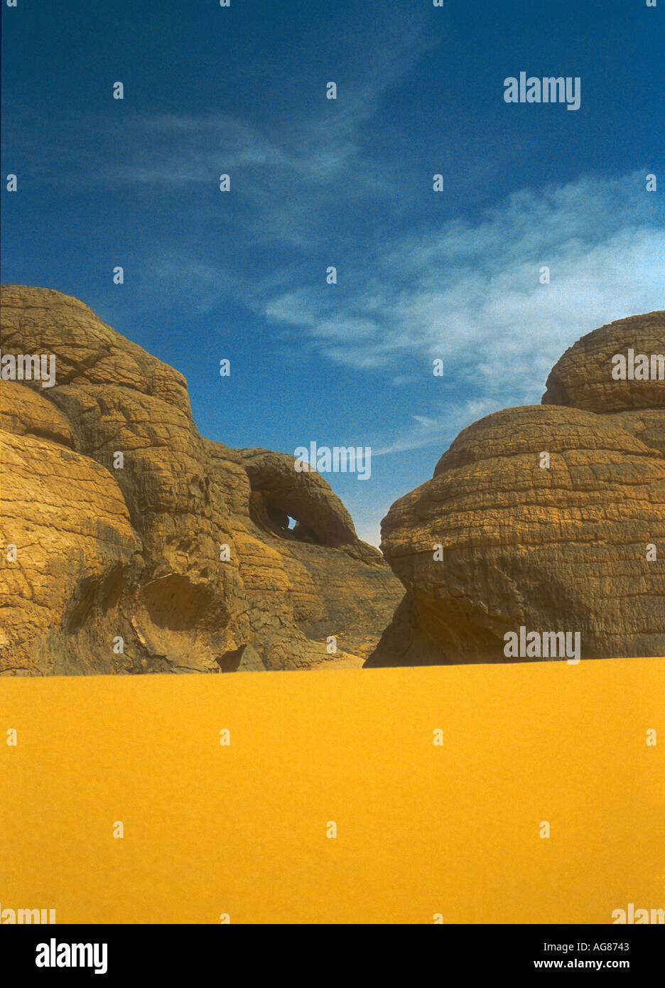 Fossilized sand in the Sahara Stock Photo - Alamy