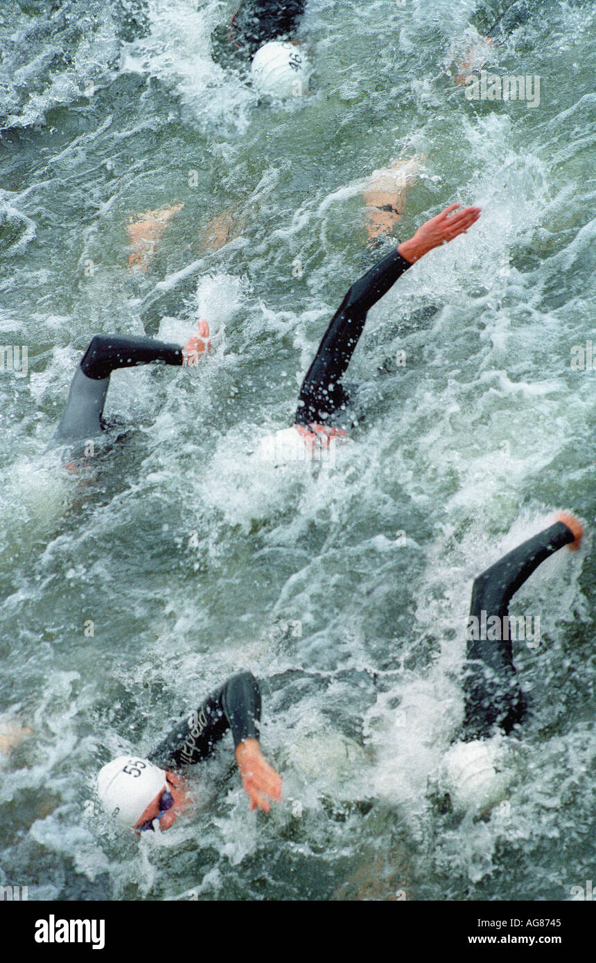 Triathalon swimming hi-res stock photography and images - Alamy