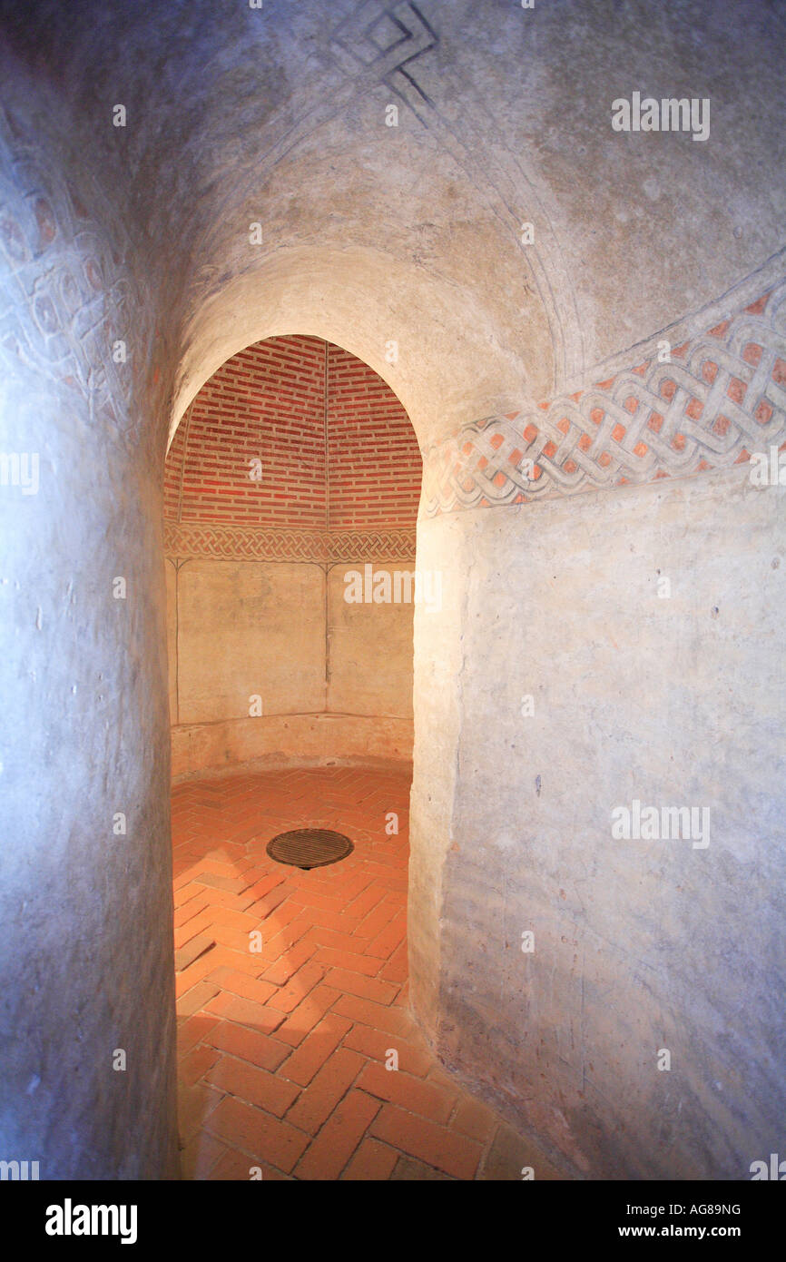 Corridor inside Castillio de los fonseca Coca Segovia Spain Built in ...